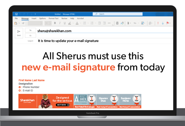 Sharekhan E-mail Signature